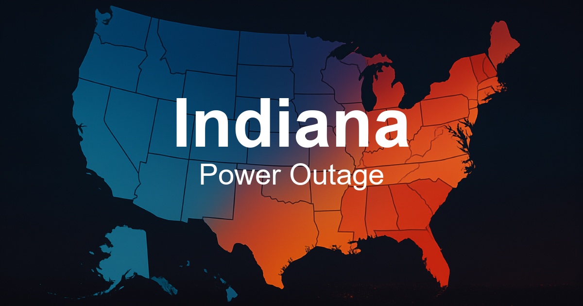 Indiana Power Outages - Live Outage Map & Current Status