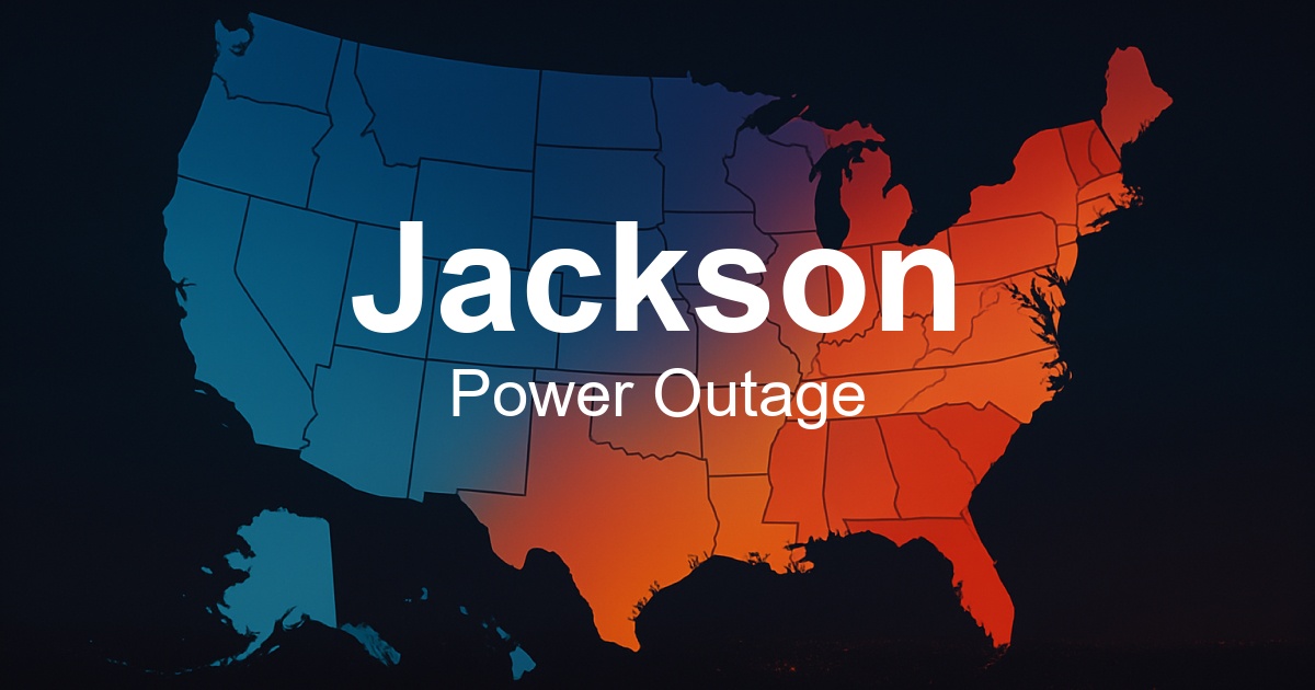 Jackson Power Outages - Live Outage Map & Current Status
