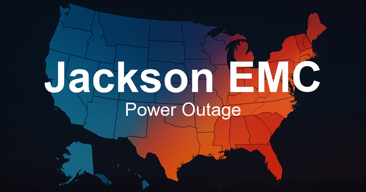 Jackson EMC Power Outages - Live Outage Map & Current Status