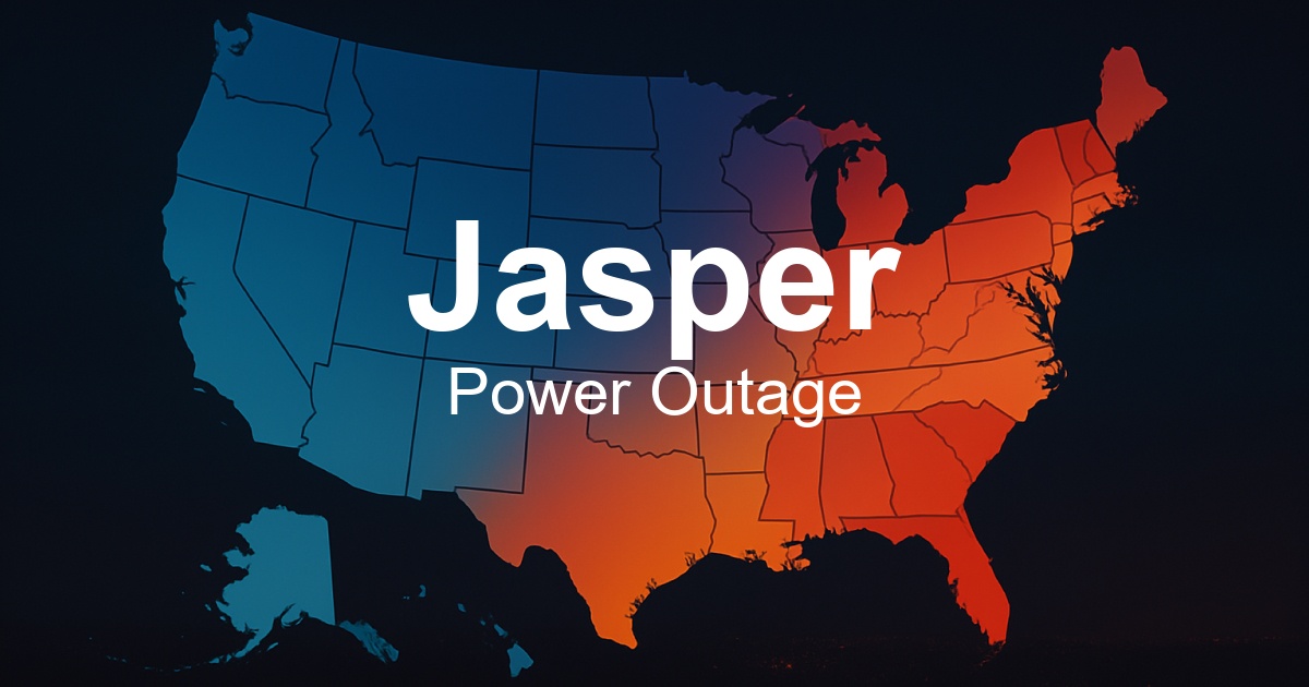 Jasper Power Outages - Live Outage Map & Current Status