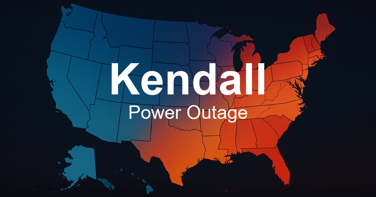 Kendall Power Outages - Live Outage Map & Current Status
