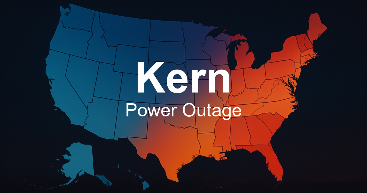 Kern Power Outages - Live Outage Map & Current Status