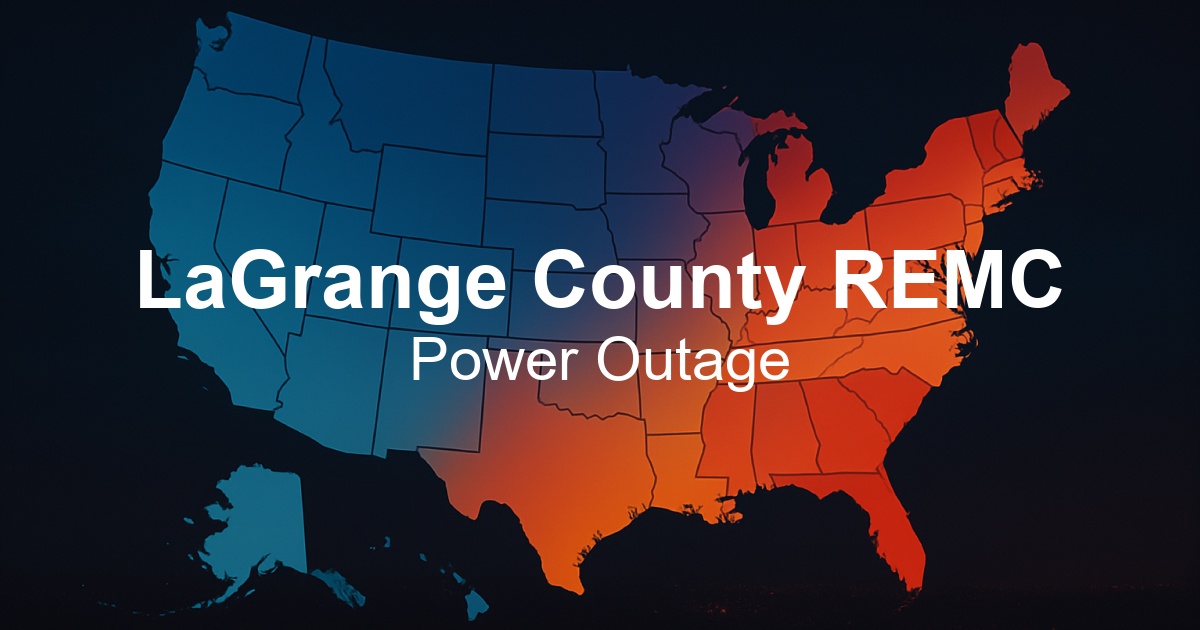 LaGrange County REMC Power Outages - Live Outage Map & Current Status