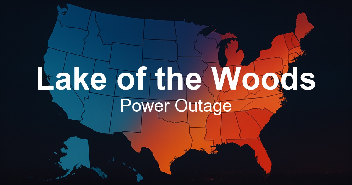 Lake of the Woods Power Outages - Live Outage Map & Current Status