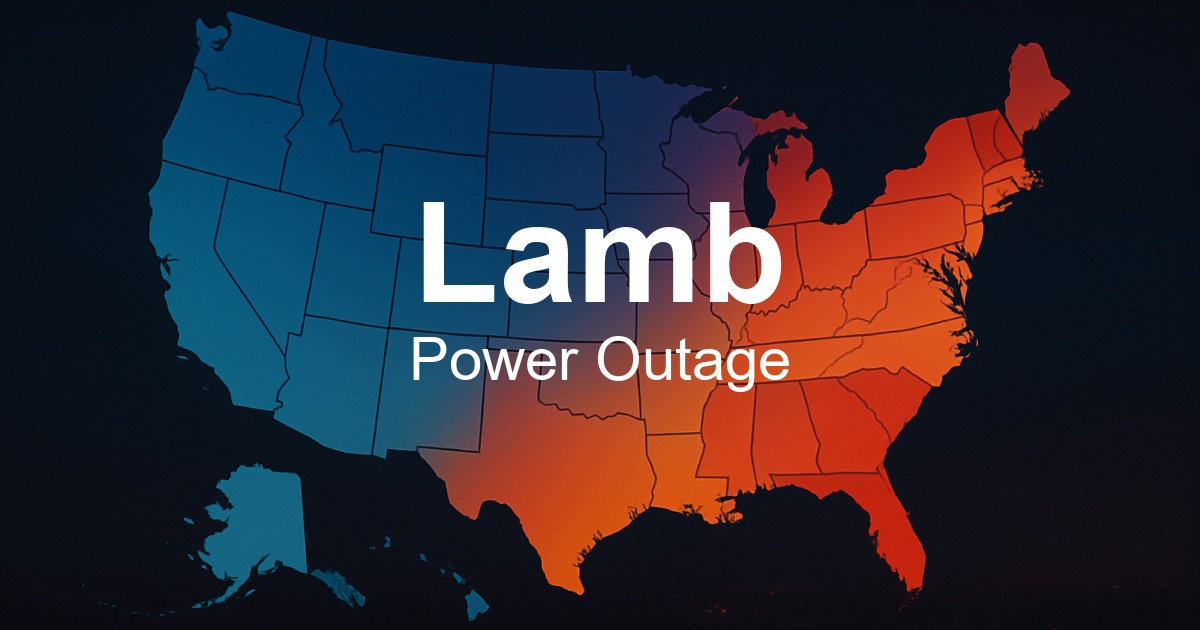 Lamb Power Outages - Live Outage Map & Current Status