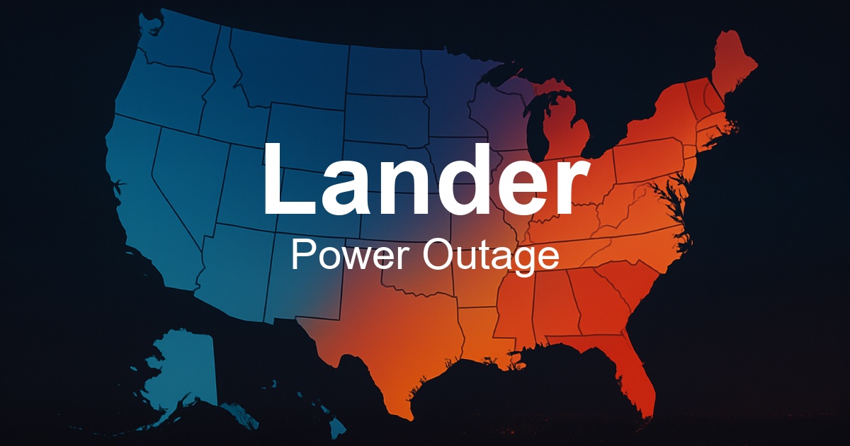 Lander Power Outages - Live Outage Map & Current Status