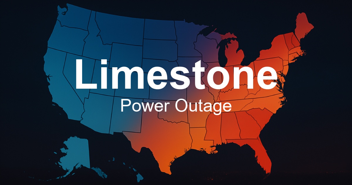 Limestone Power Outages - Live Outage Map & Current Status