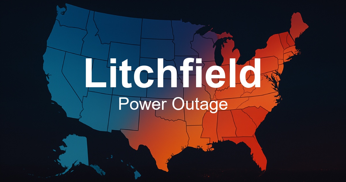 Litchfield Power Outages - Live Outage Map & Current Status