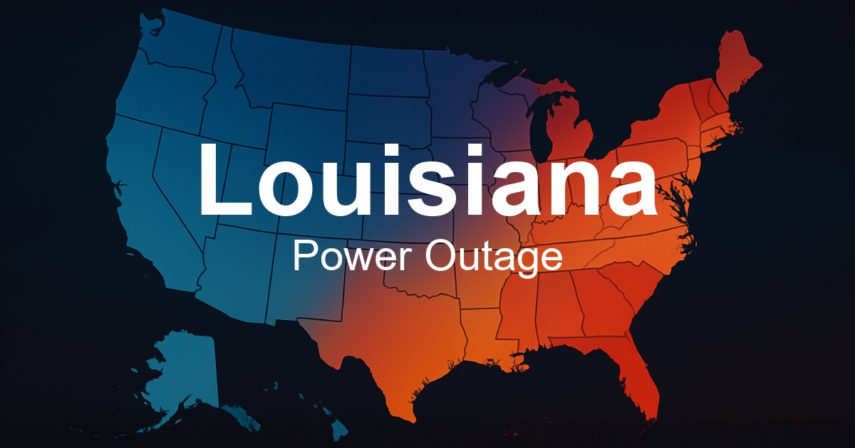 Louisiana Power Outages - Live Outage Map & Current Status