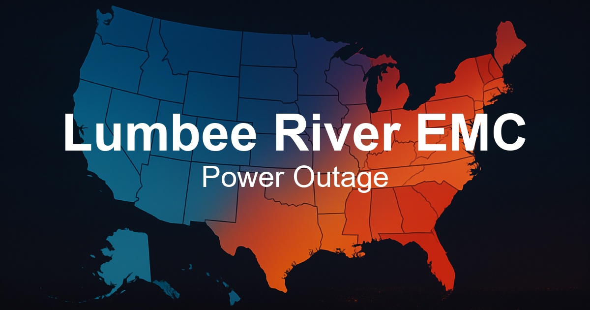 Lumbee River EMC Power Outages - Live Outage Map & Current Status