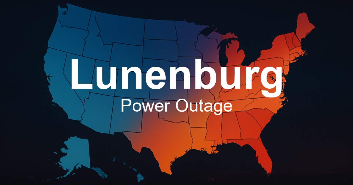 Lunenburg Power Outages - Live Outage Map & Current Status