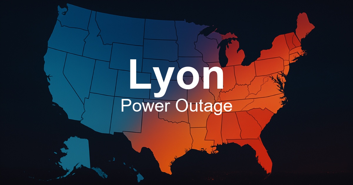 Lyon Power Outages - Live Outage Map & Current Status