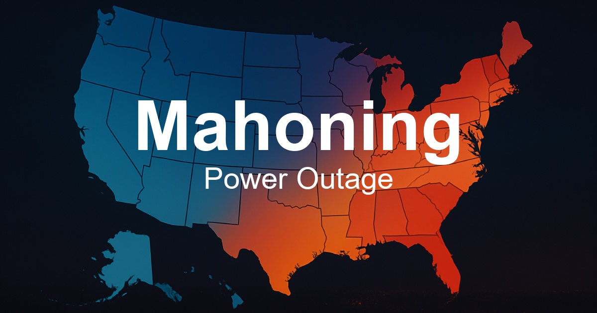 Mahoning Power Outages - Live Outage Map & Current Status