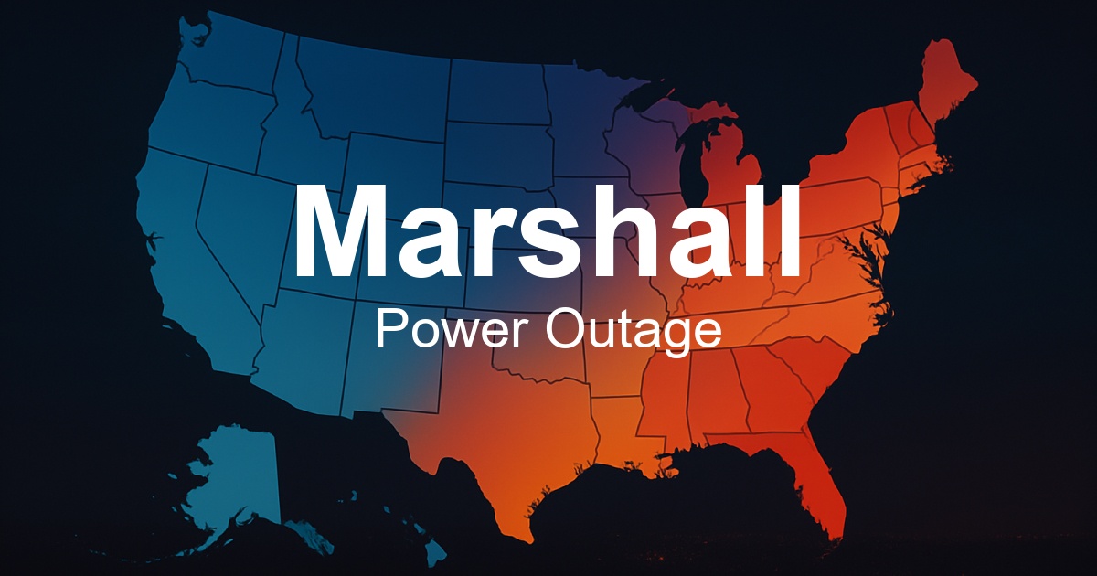 Marshall Power Outages - Live Outage Map & Current Status