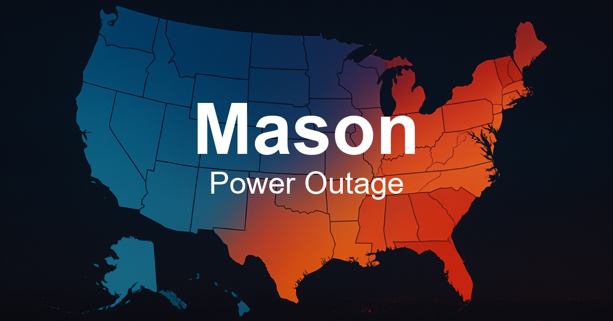 Mason Power Outages - Live Outage Map & Current Status