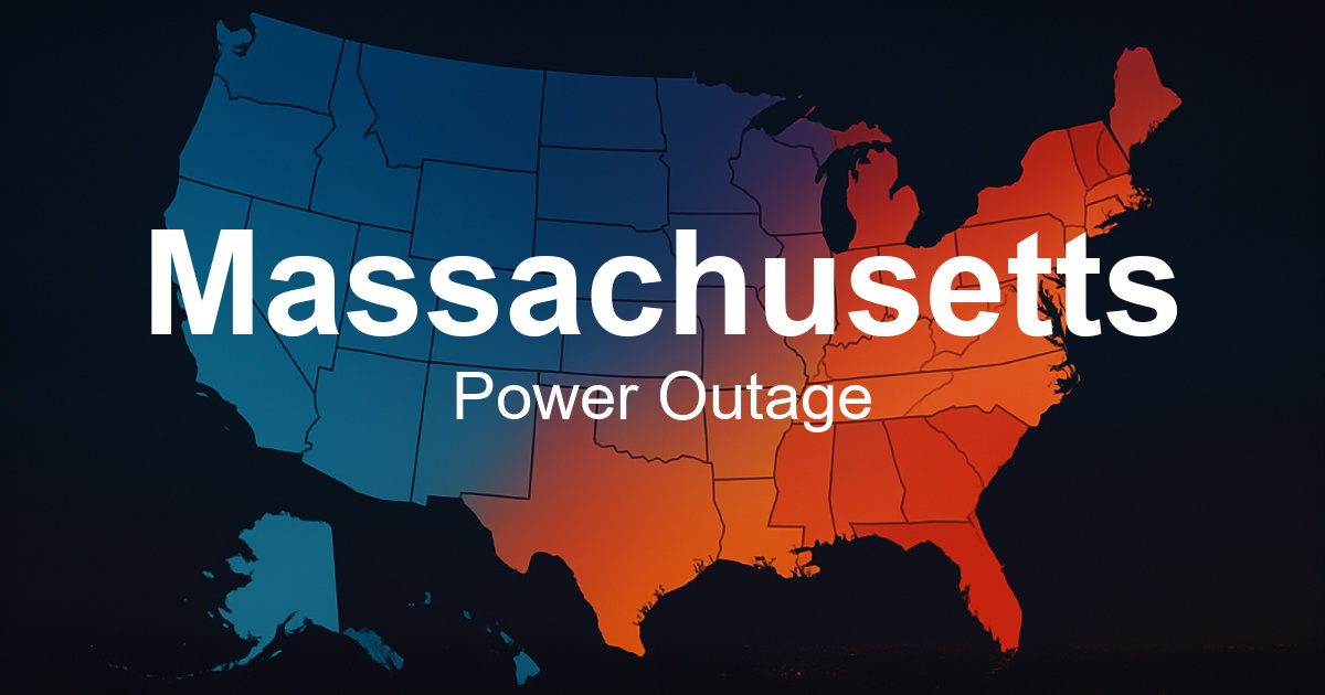 Massachusetts Power Outages - Live Outage Map & Current Status