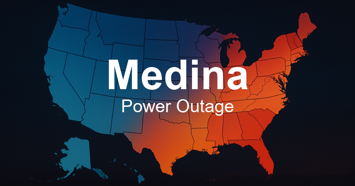 Medina Power Outages - Live Outage Map & Current Status