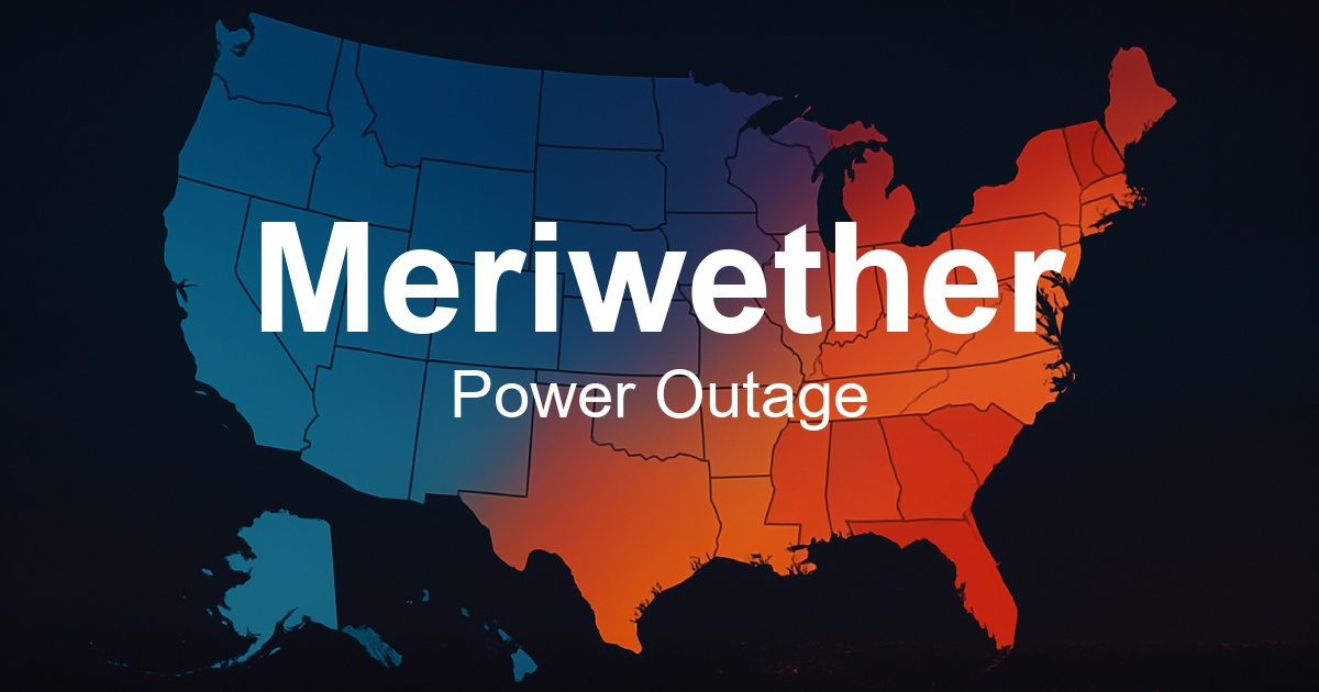 Meriwether Power Outages - Live Outage Map & Current Status
