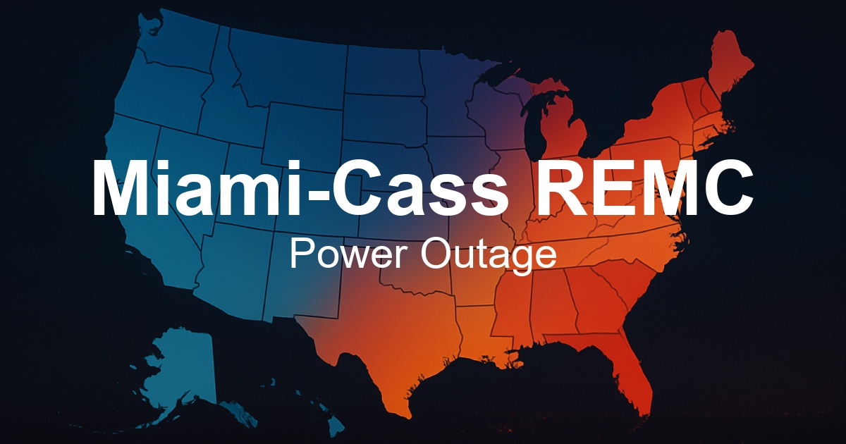 Miami-Cass REMC Power Outages - Live Outage Map & Current Status