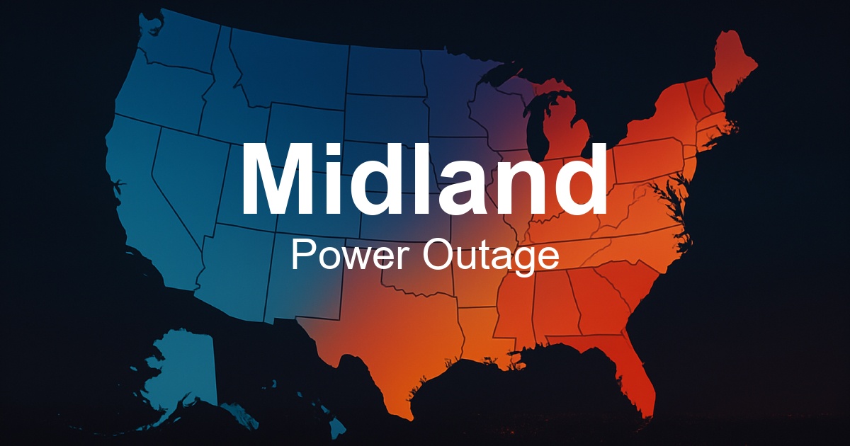 Midland Power Outages - Live Outage Map & Current Status