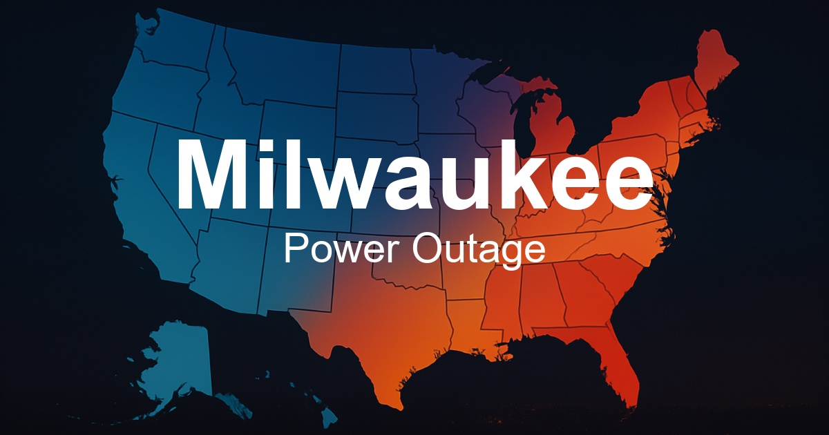 Milwaukee Power Outages - Live Outage Map & Current Status