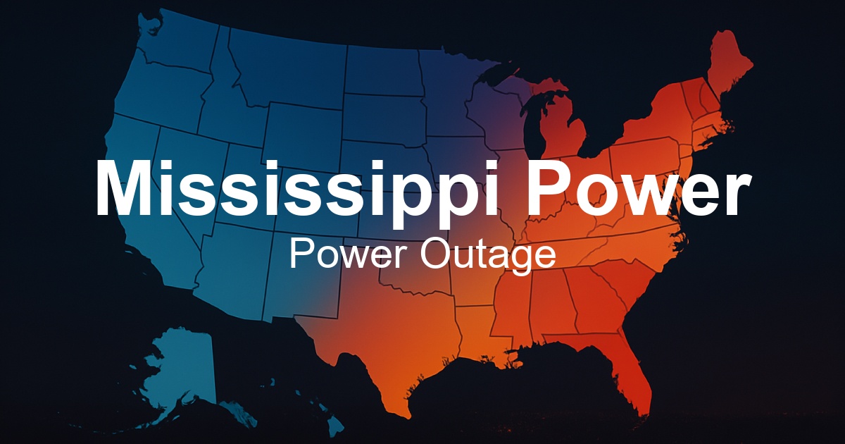 Mississippi Power Power Outages - Live Outage Map & Current Status