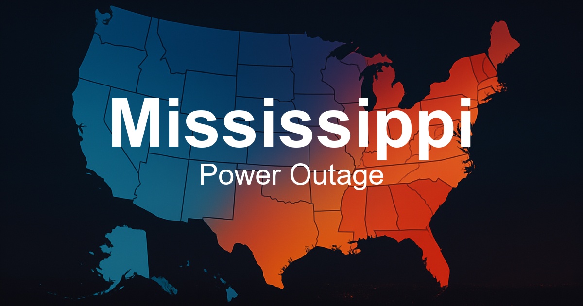 Mississippi Power Outages - Live Outage Map & Current Status