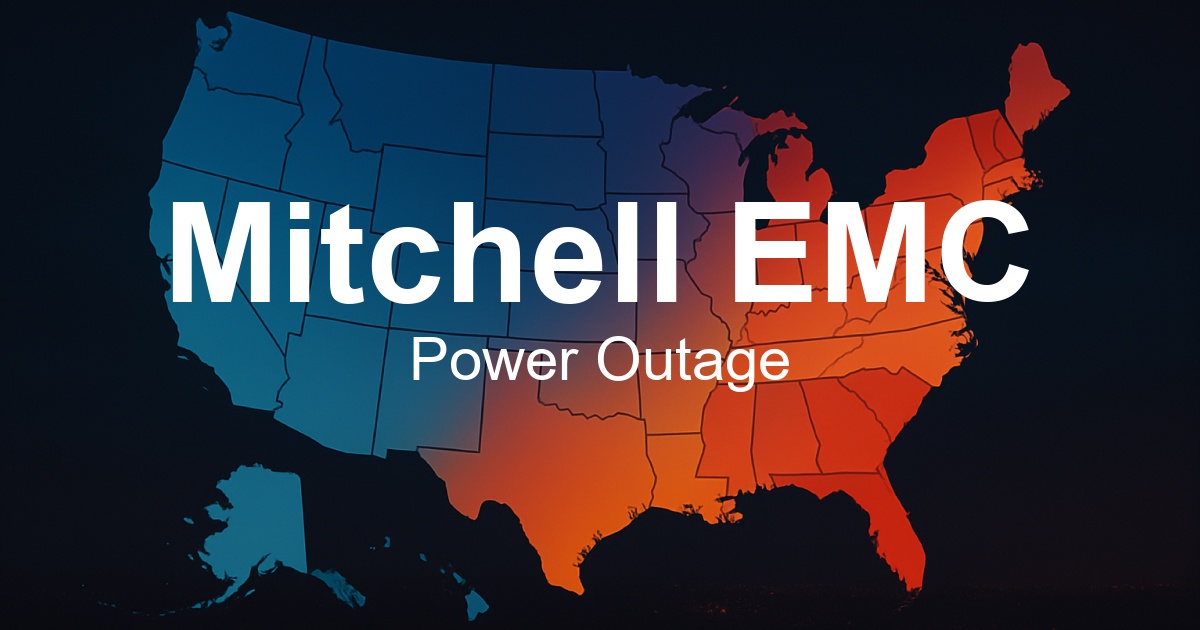 Mitchell EMC Power Outages - Live Outage Map & Current Status