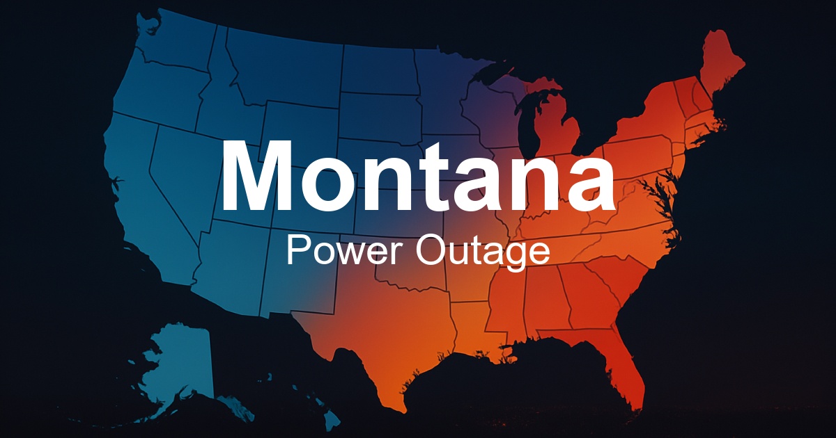 Montana Power Outages - Live Outage Map & Current Status