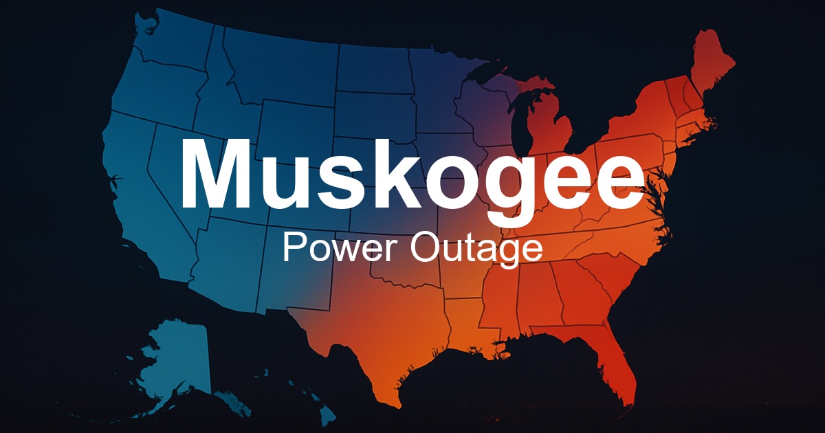 Muskogee Power Outages - Live Outage Map & Current Status