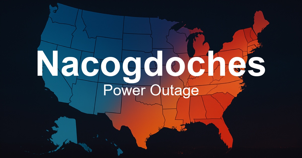 Nacogdoches Power Outages - Live Outage Map & Current Status