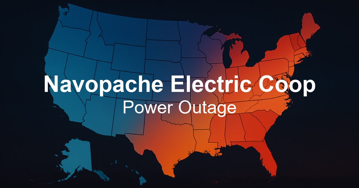 Navopache Electric Coop Power Outages - Live Outage Map & Current Status