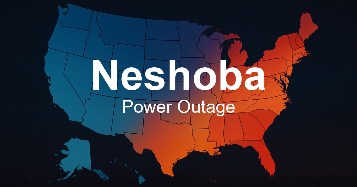 Neshoba Power Outages - Live Outage Map & Current Status