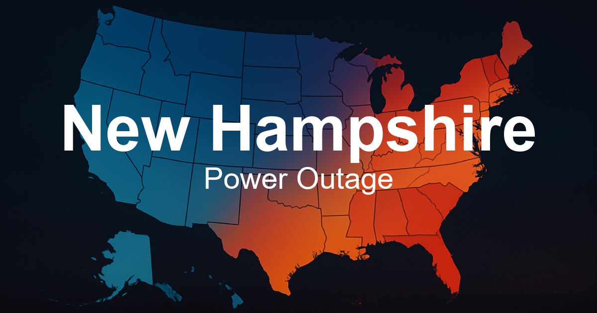 New Hampshire Power Outages - Live Outage Map & Current Status