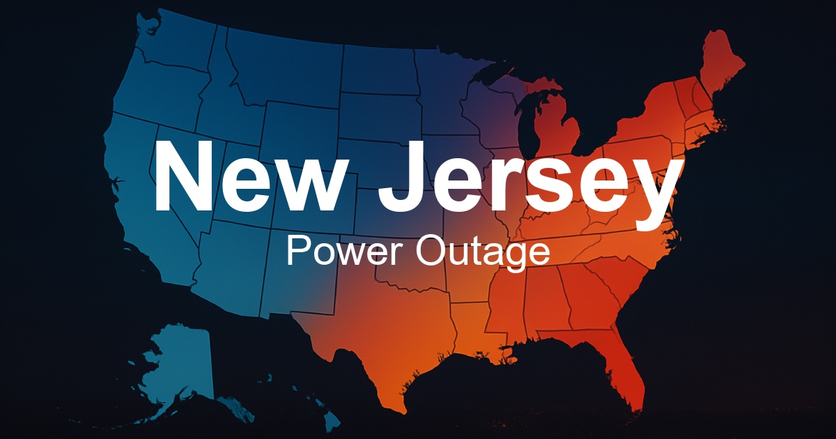 New Jersey Power Outages - Live Outage Map & Current Status
