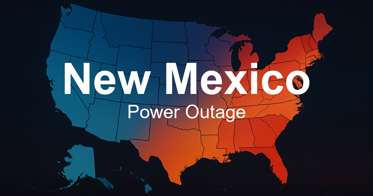New Mexico Power Outages - Live Outage Map & Current Status