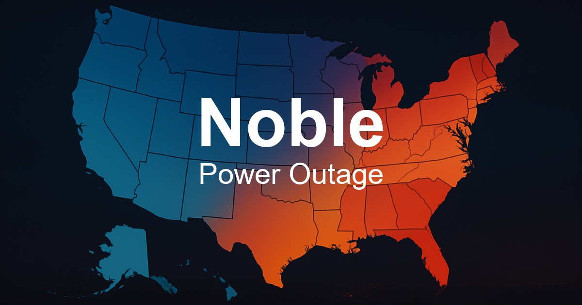 Noble Power Outages - Live Outage Map & Current Status