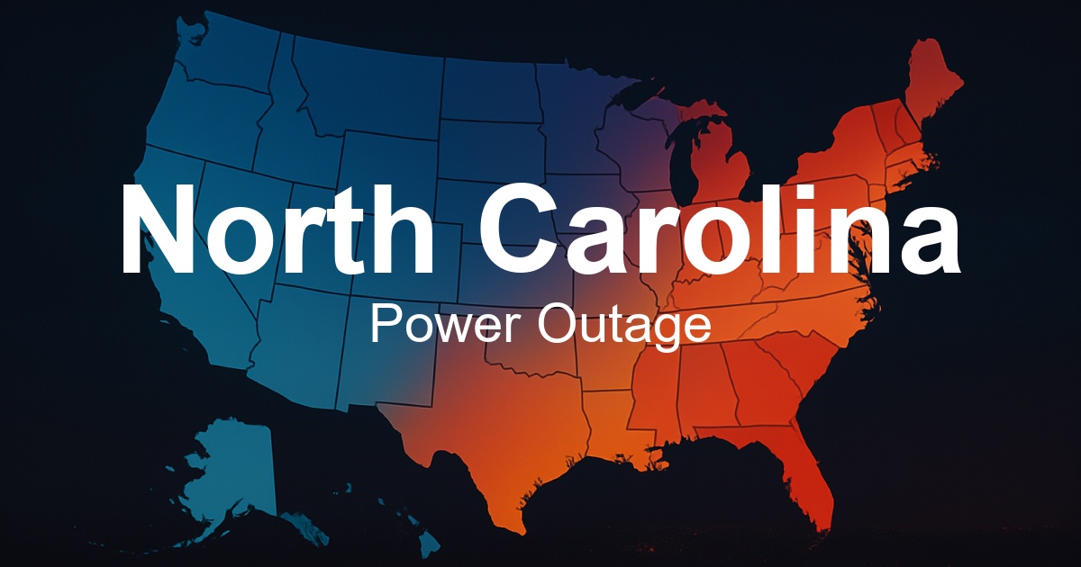 North Carolina Power Outages - Live Outage Map & Current Status