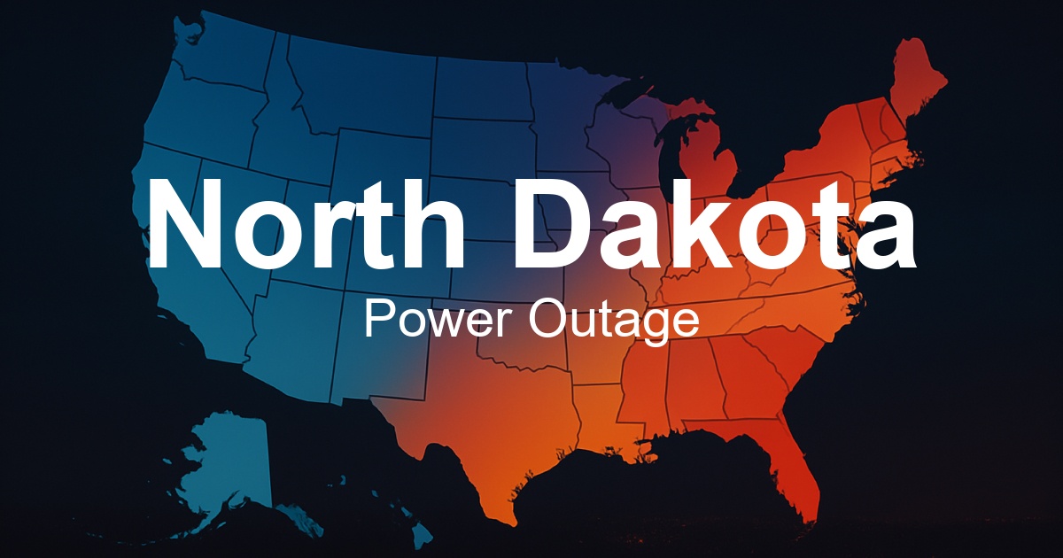 North Dakota Power Outages - Live Outage Map & Current Status