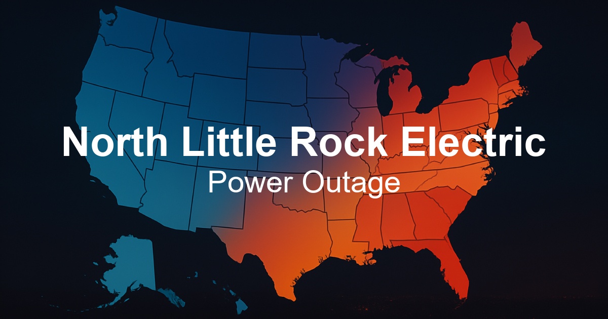North Little Rock Electric Power Outages - Live Outage Map & Current Status