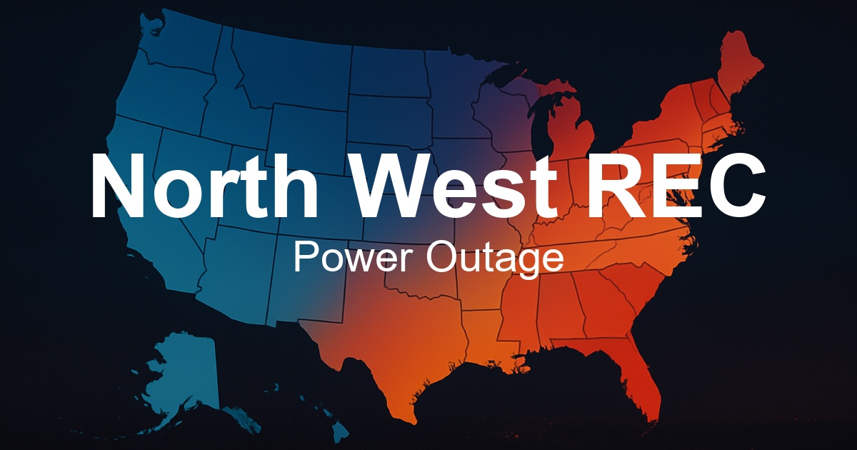 North West REC Power Outages - Live Outage Map & Current Status