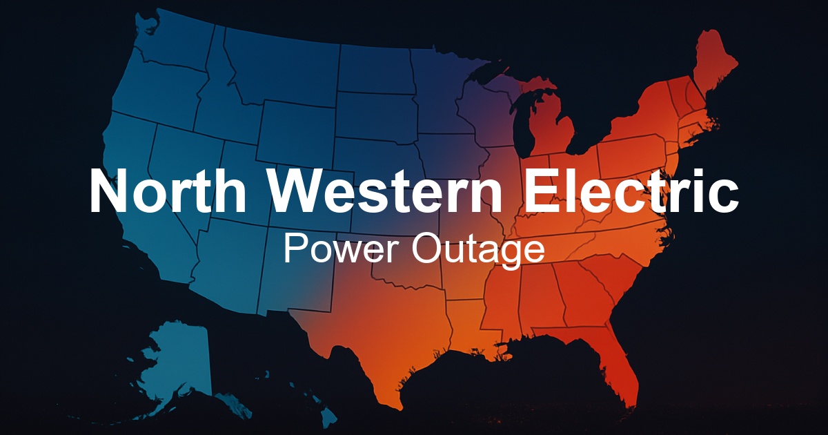North Western Electric Power Outages - Live Outage Map & Current Status