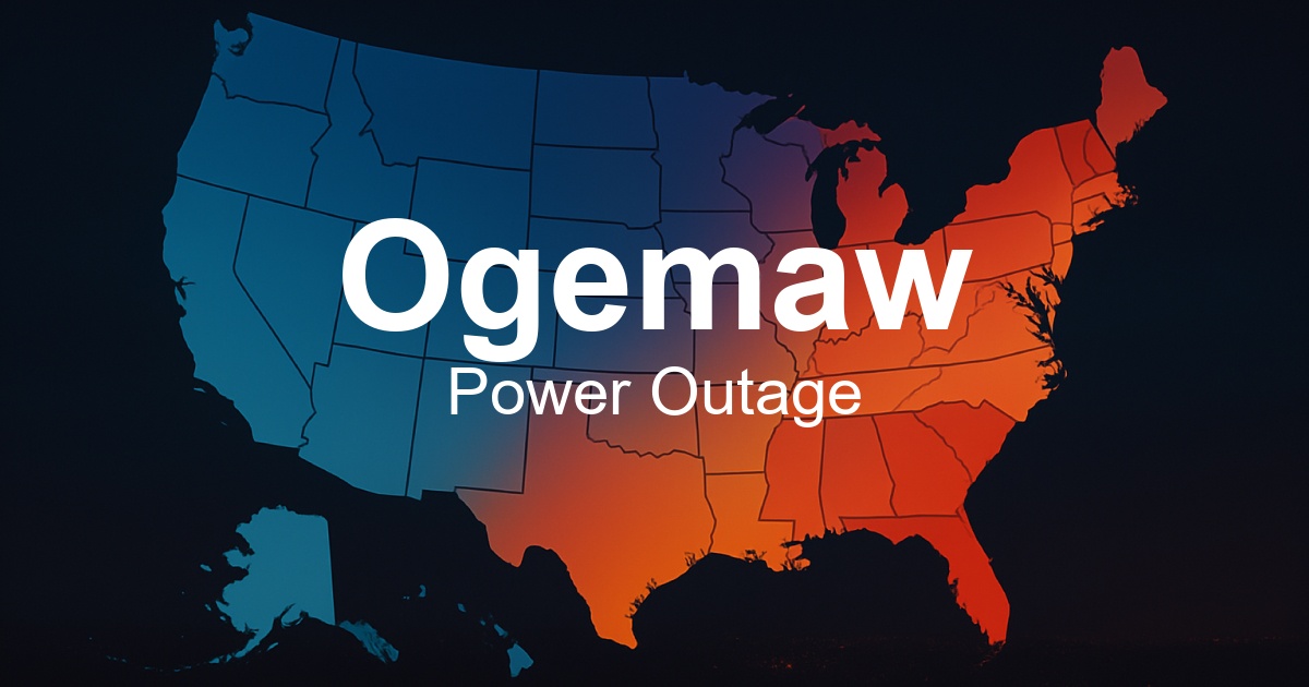 Ogemaw Power Outages - Live Outage Map & Current Status