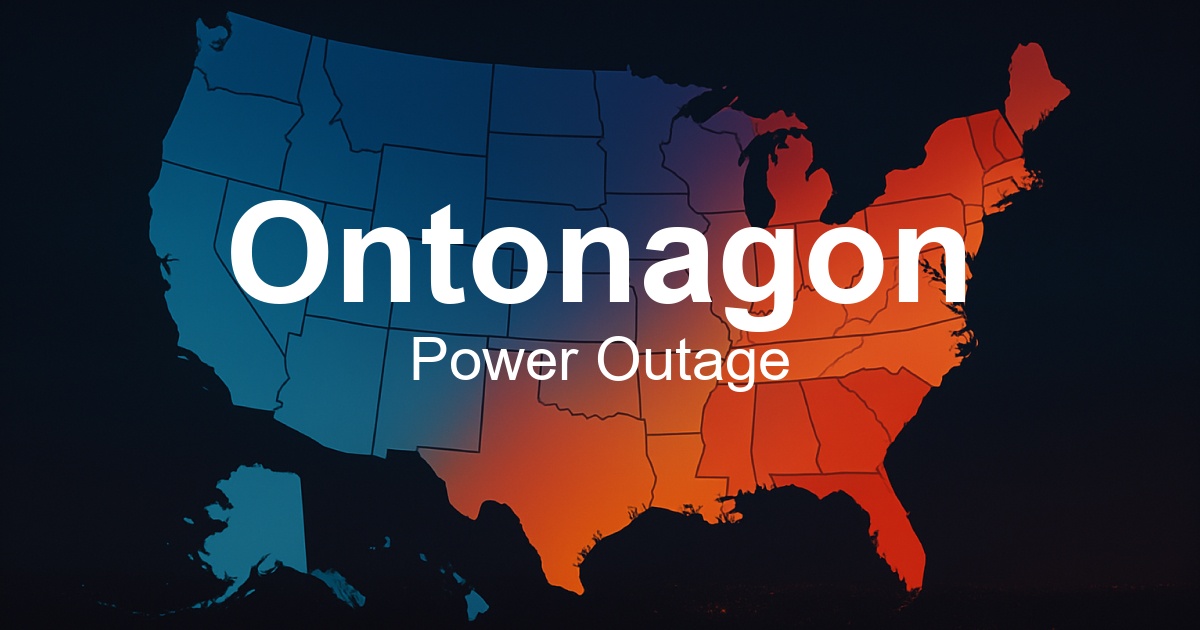 Ontonagon Power Outages - Live Outage Map & Current Status