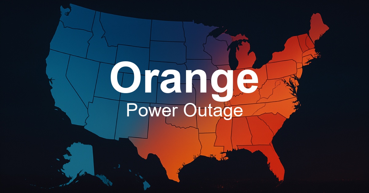 Orange Power Outages - Live Outage Map & Current Status