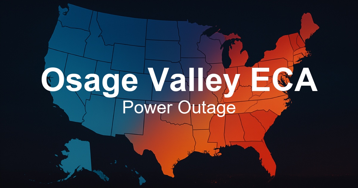 Osage Valley ECA Power Outages - Live Outage Map & Current Status