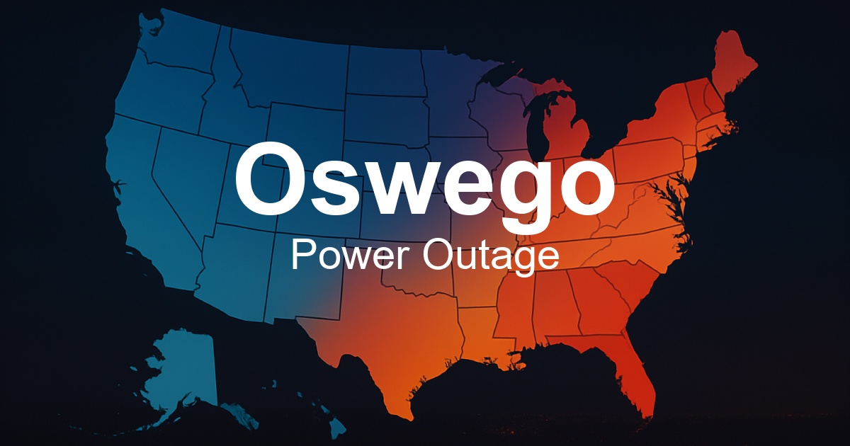 Oswego Power Outages - Live Outage Map & Current Status