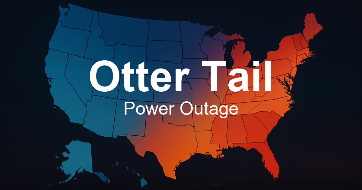 Otter Tail Power Outages - Live Outage Map & Current Status