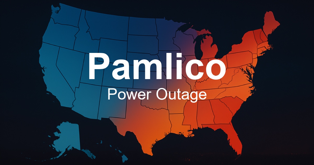 Pamlico Power Outages - Live Outage Map & Current Status