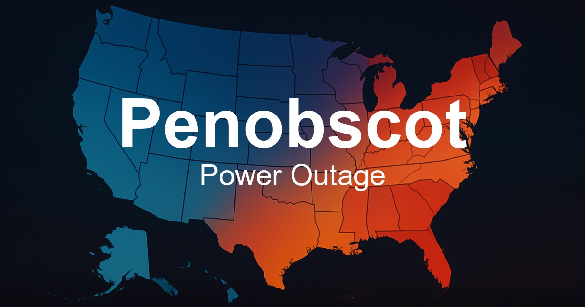 Penobscot Power Outages - Live Outage Map & Current Status